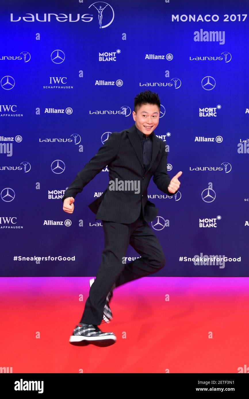 (170215) -- LARVOTTO, Feb. 15, 2017 (Xinhua) --Laureus Academy member ...