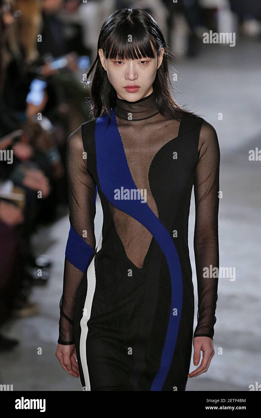 Model Sora Choi walks on the runway during the Proenza Schouler Fashion ...