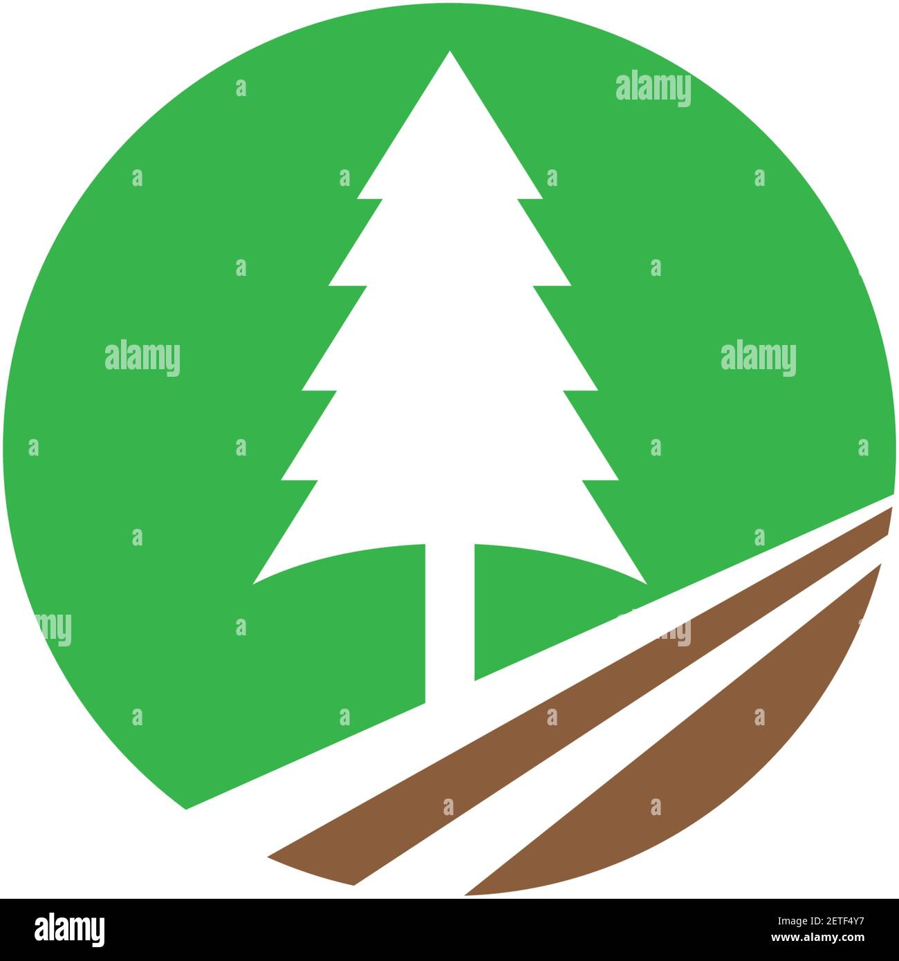 Pine symbol illustration design Stock Vector Image & Art - Alamy