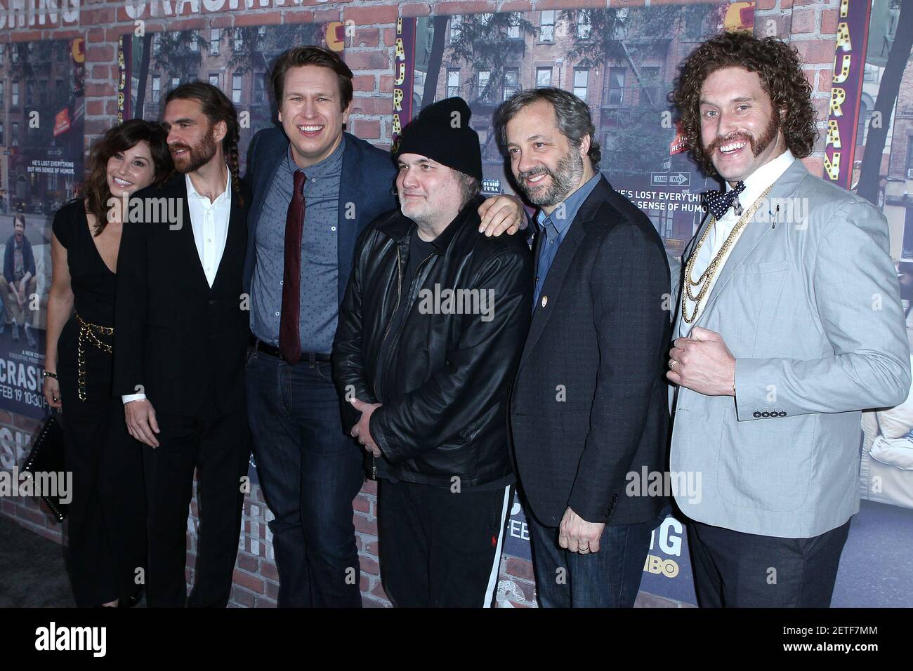 Gina Gershon, George Basil, Pete Holmes, Artie Lange, Judd Apatow and T ...
