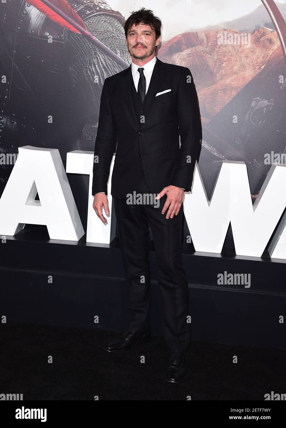 HOLLYWOOD, CA - FEBRUARY 15: Pedro Pascal at the premiere of "The Great ...