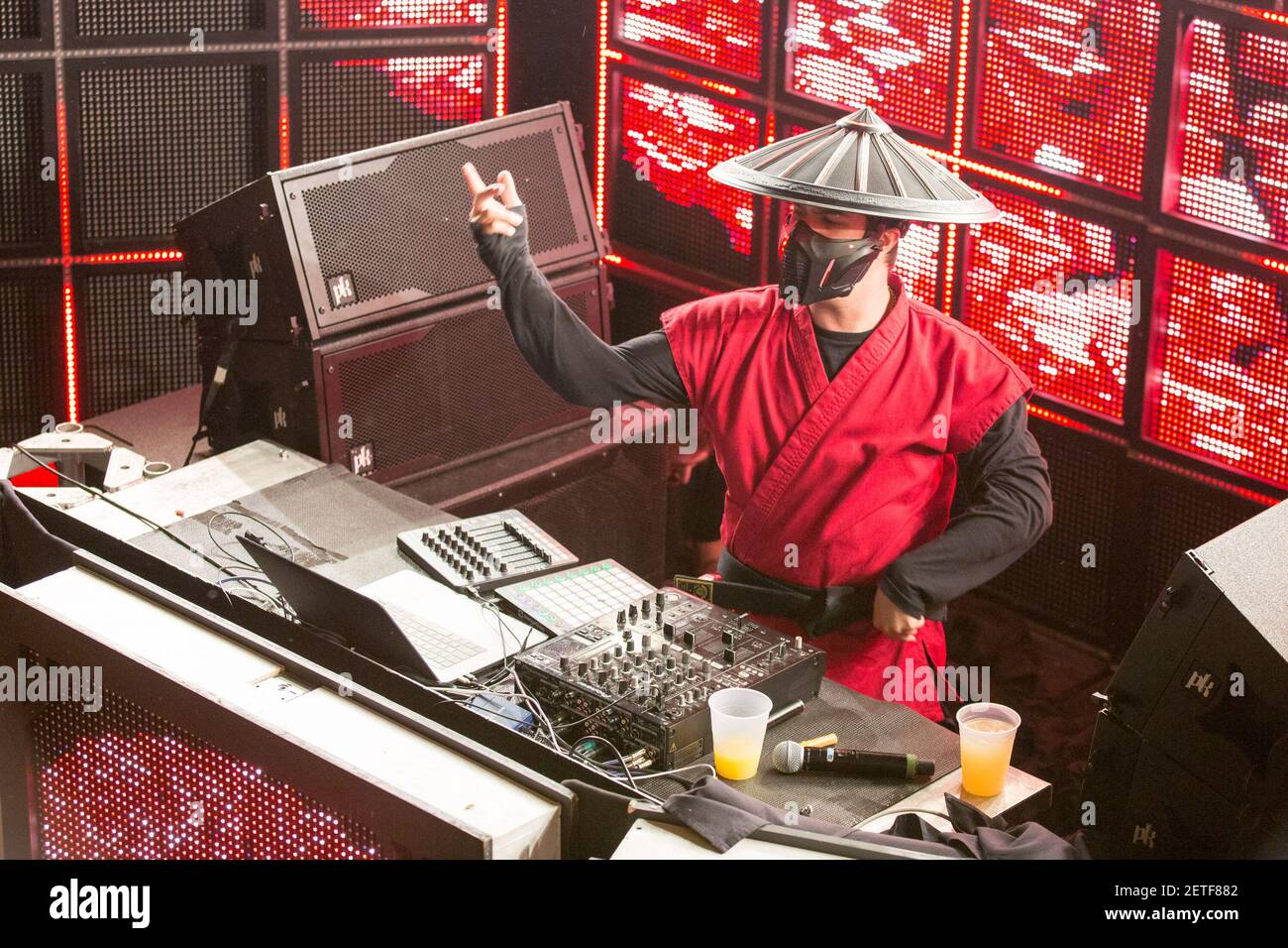 Datsik (Troy Beetles) at Majestic Theatre on February 14, 2017, in ...