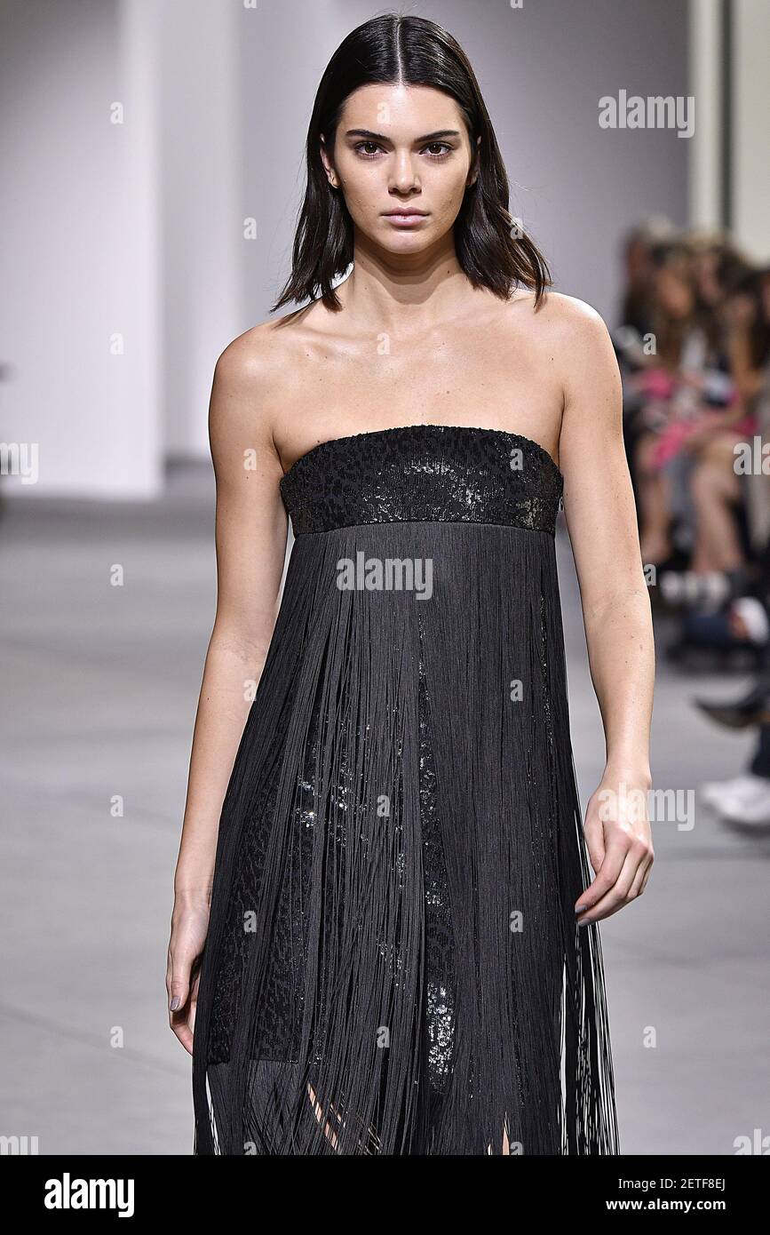 Model Kendall Jenner walks on the runway during the Michael Kors ...