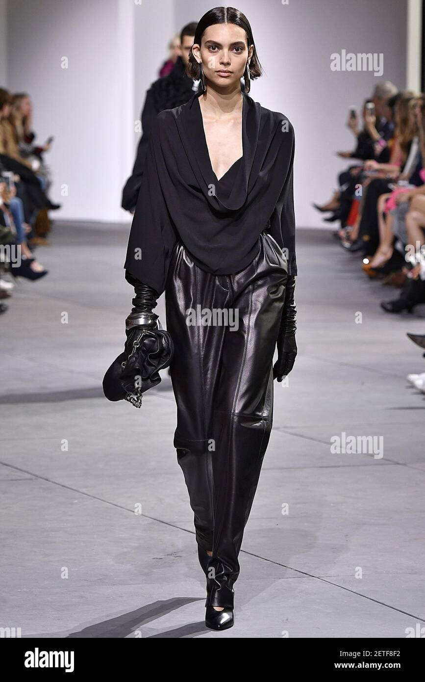 Model Charlee Fraser walks on the runway during the Michael Kors ...