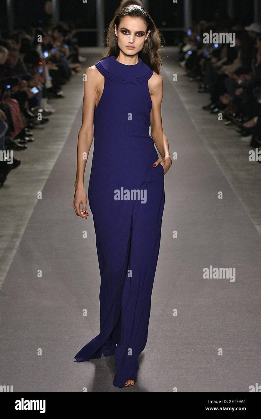 Model Blanca Padilla walks on the runway during the Brandon Maxwell ...