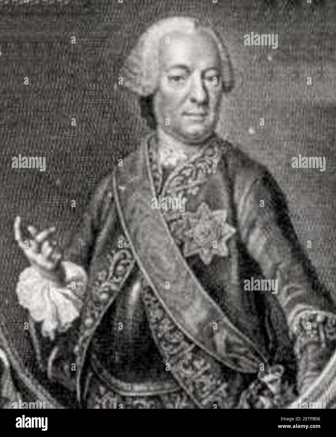 Philipp Andreas Graf von Ellrodt (1707-1767 Stock Photo - Alamy