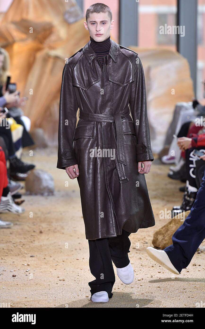 Model Jeremy Matos walks on the runway during the Lacoste Fashion Show ...