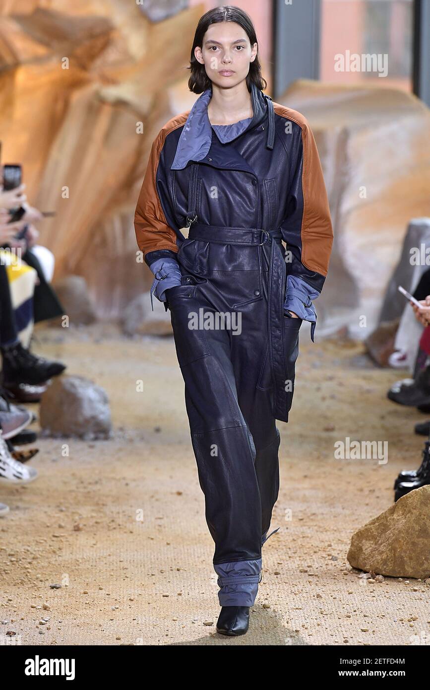 Model Charlee Fraser walks on the runway during the Lacoste Fashion ...