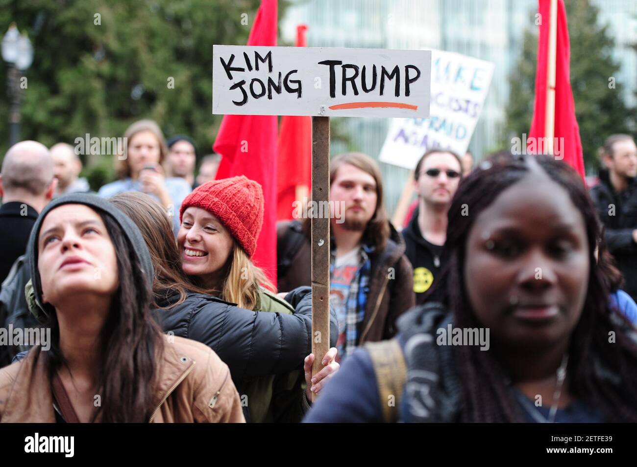 Dakota pipeline protest sign hi-res stock photography and images - Alamy