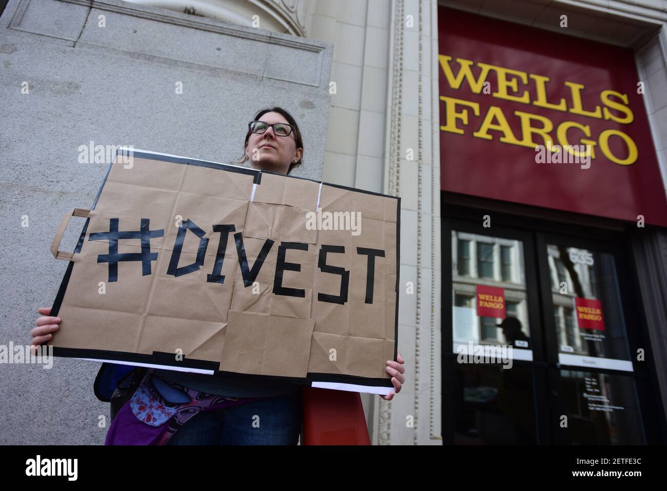 Dakota pipeline protest sign hi-res stock photography and images - Alamy