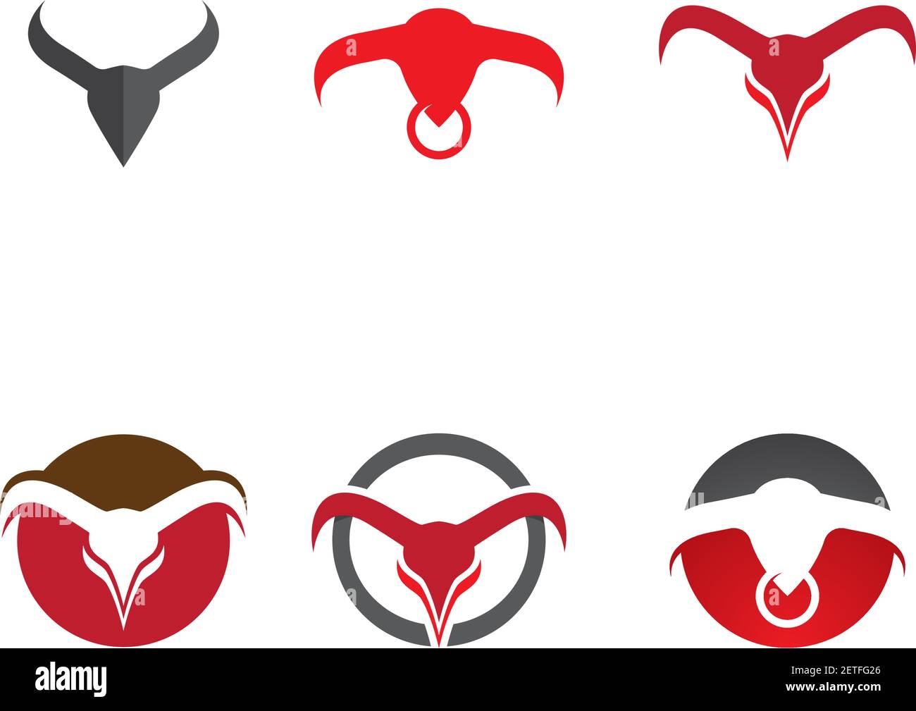 Bull logo template vector icon illustration design Stock Vector Image ...