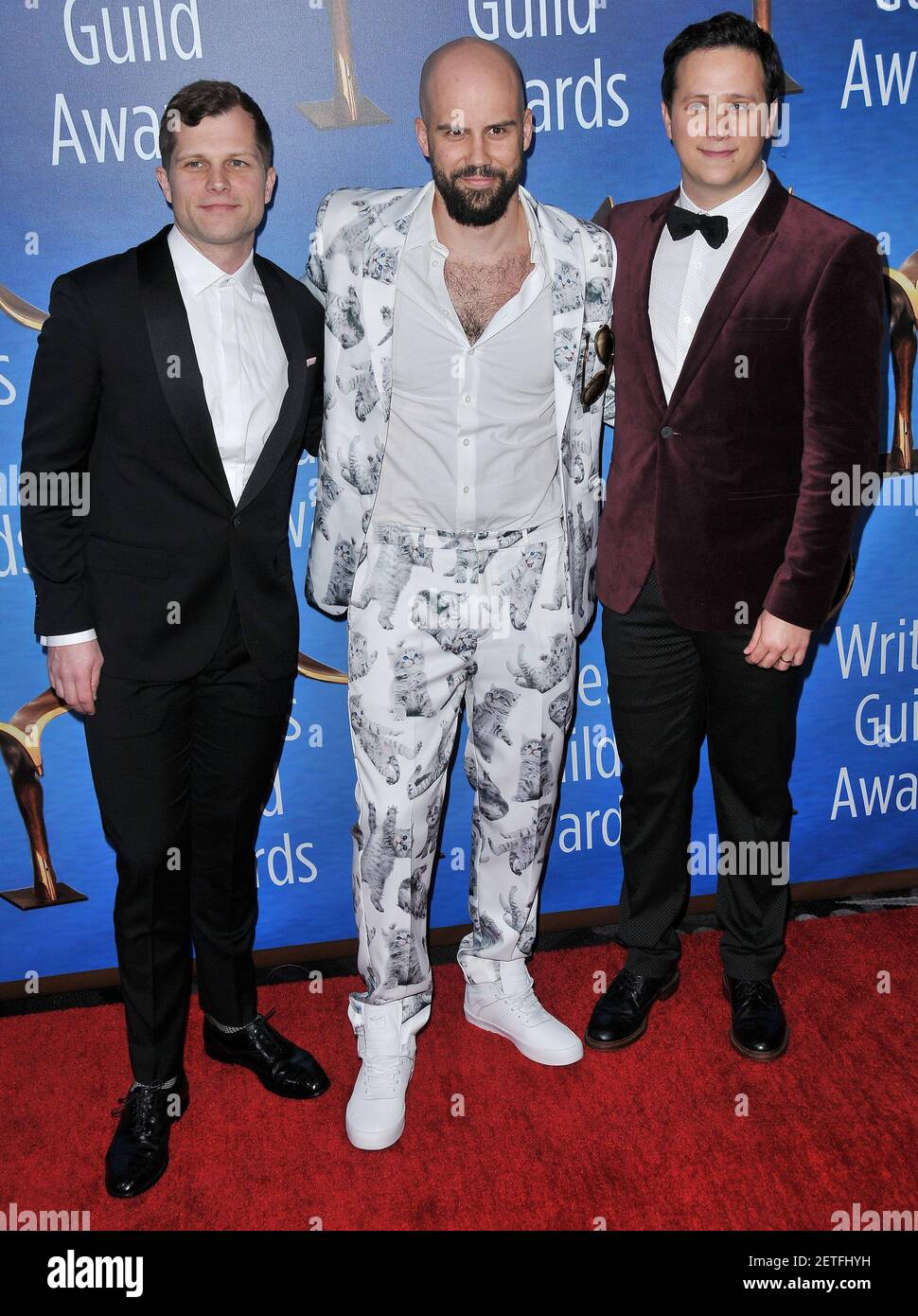 (L-R) Rex New, Nicholas W. Turner and Cameron Fay arrives at the 2017 ...
