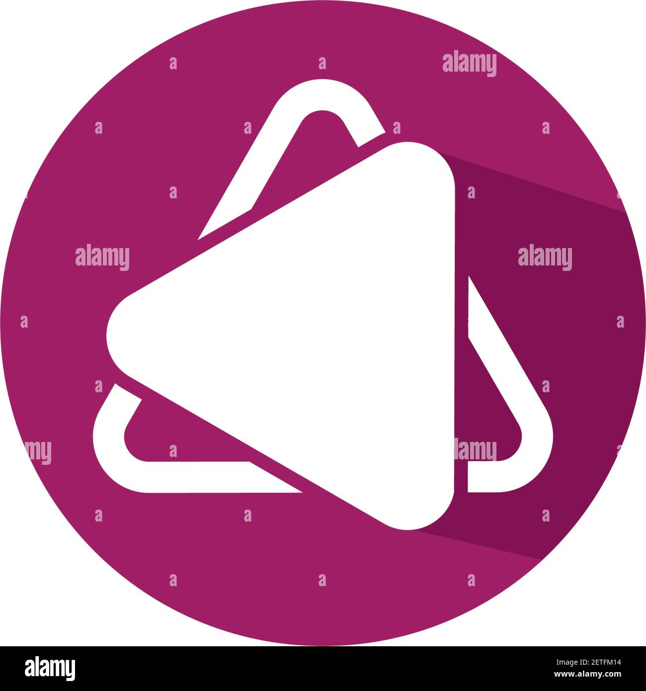 Play logo icon illustration Stock Vector Image & Art - Alamy