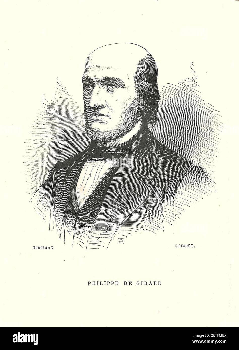 Philippe de Girard-portrait Stock Photo - Alamy