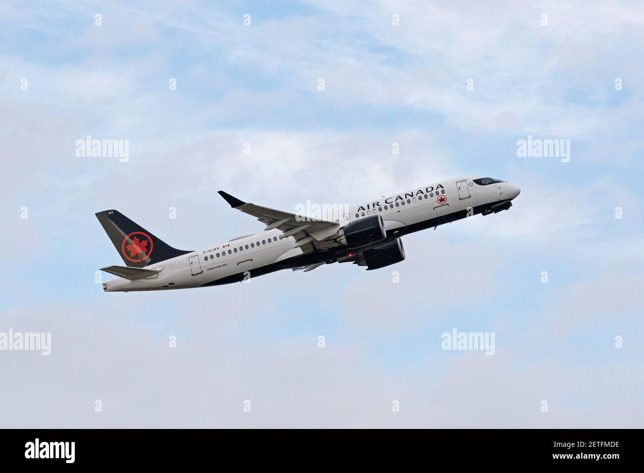 Richmond, British Columbia, Canada. 1st Mar, 2021. An Air Canada Airbus ...