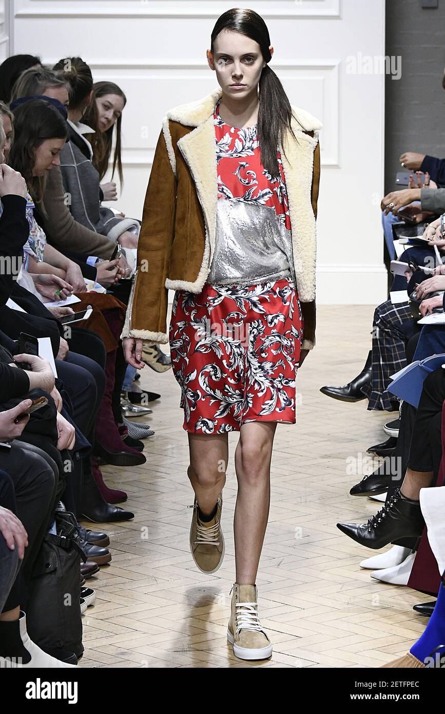 Model Matilda Dods walks on the runway during the J.W. Anderson Fashion ...
