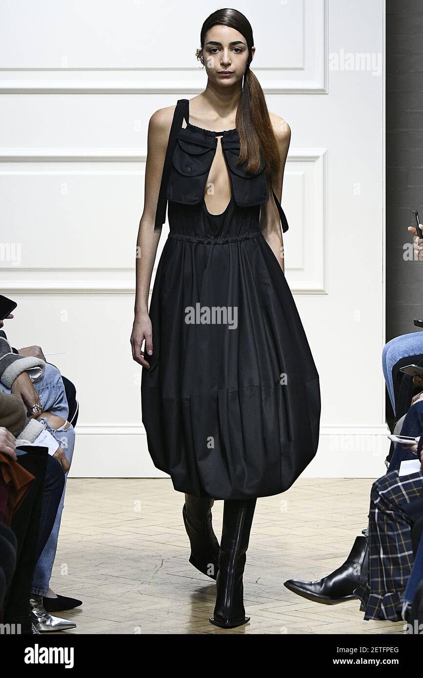 Model Nora Attal walks on the runway during the J.W. Anderson Fashion ...