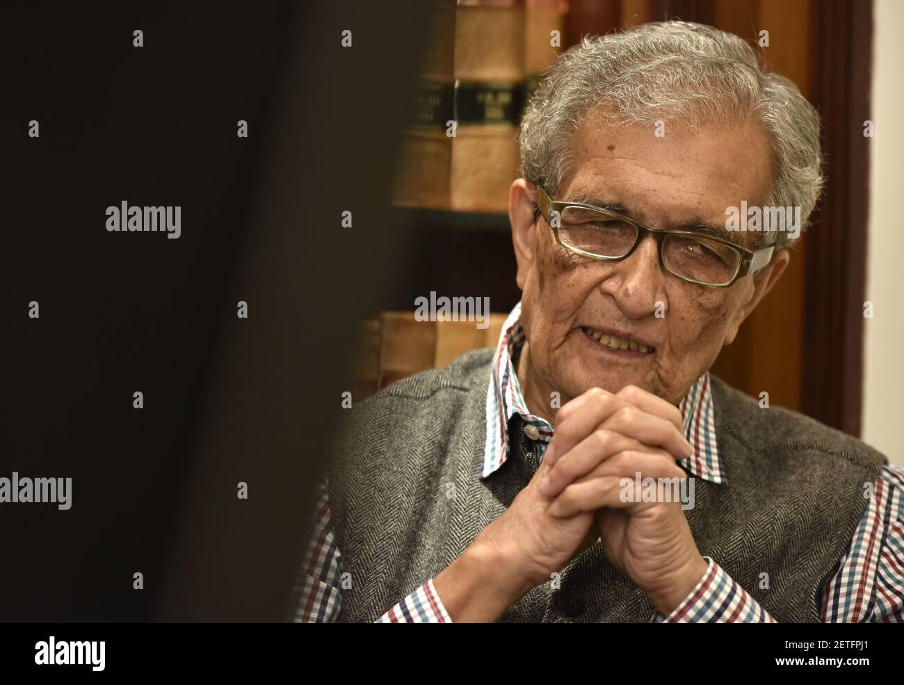 NEW DELHI, INDIA - FEBRUARY 21: Nobel Laureate Economist Amartya Sen ...