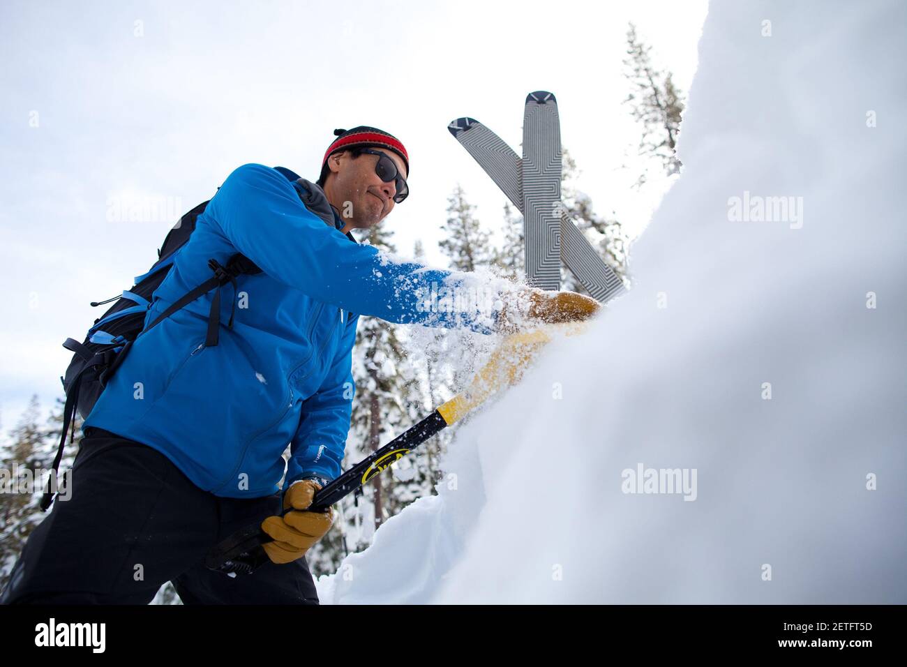 Bay Area technology lawyer and backcountry skier Bill Wang tests the ...