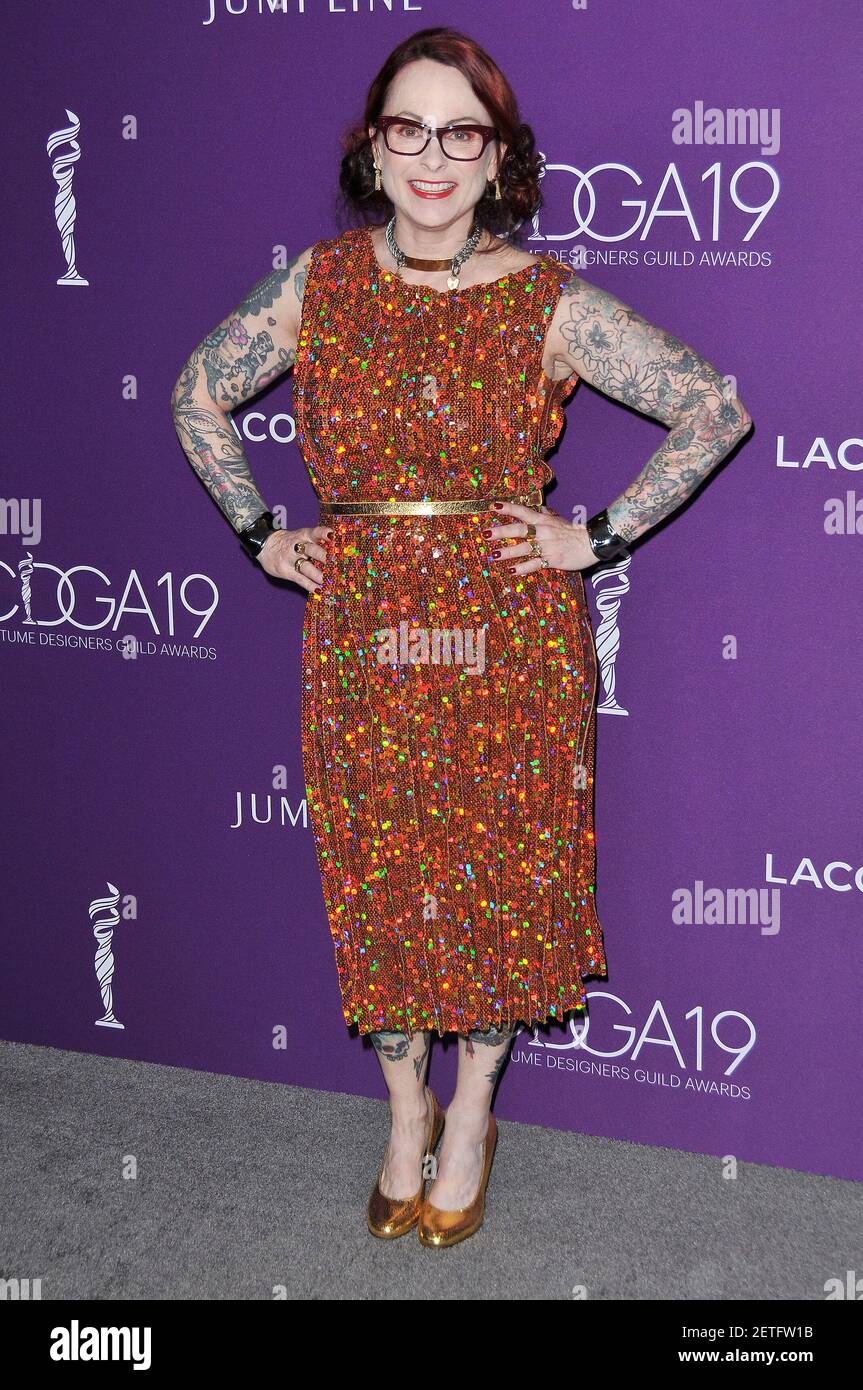 Julie Vogel arrives at the 19th Costume Designers Guild Awards held at ...