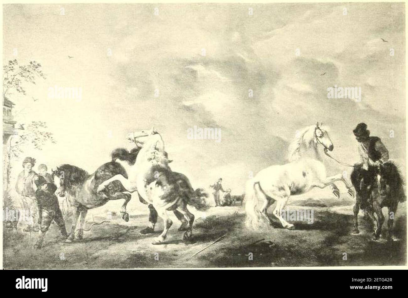 Philips Wouwerman - Horse Trainers tafvelsamlingenp00goth 0063 Stock ...