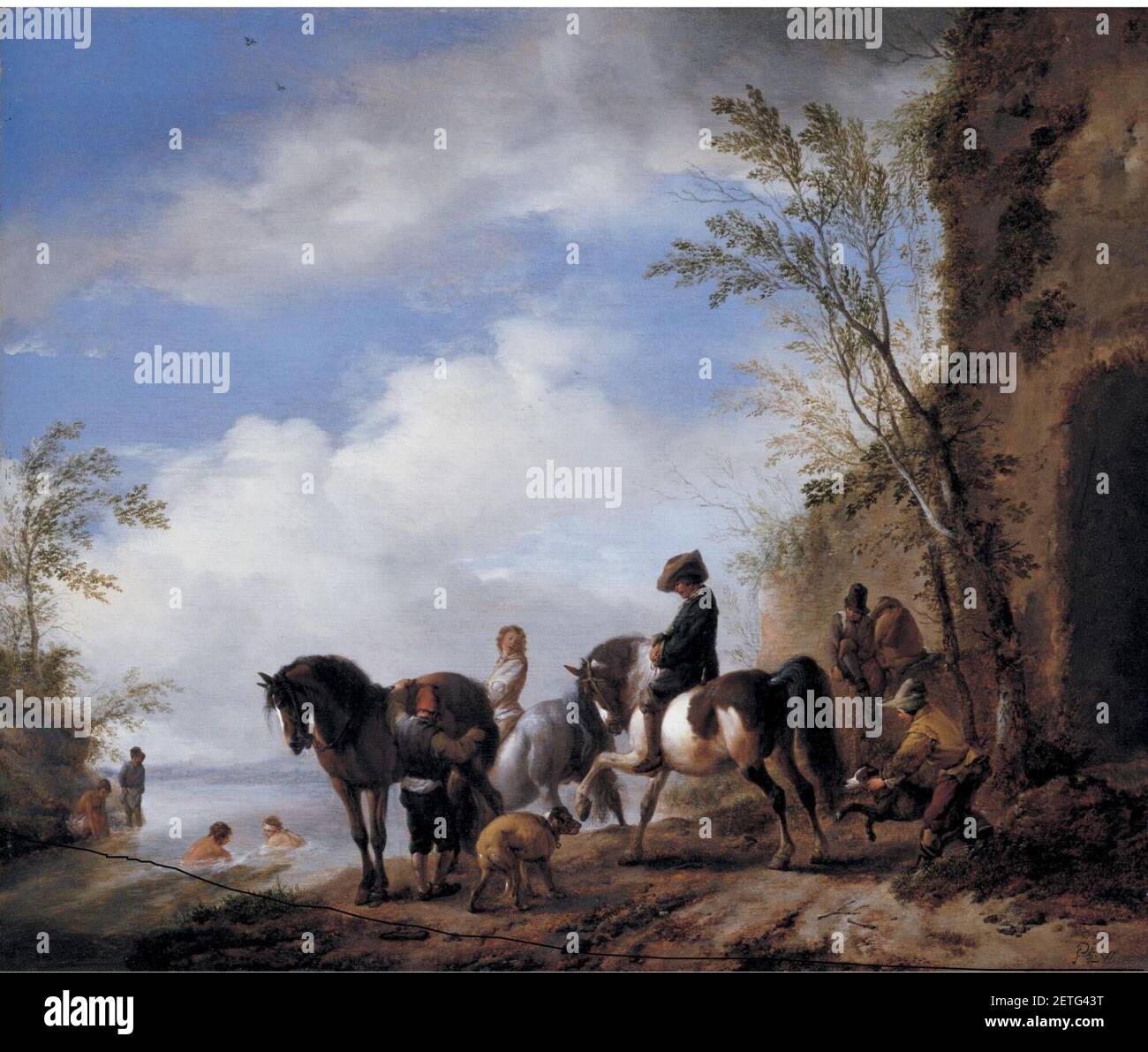 Three bathers hi-res stock photography and images - Alamy