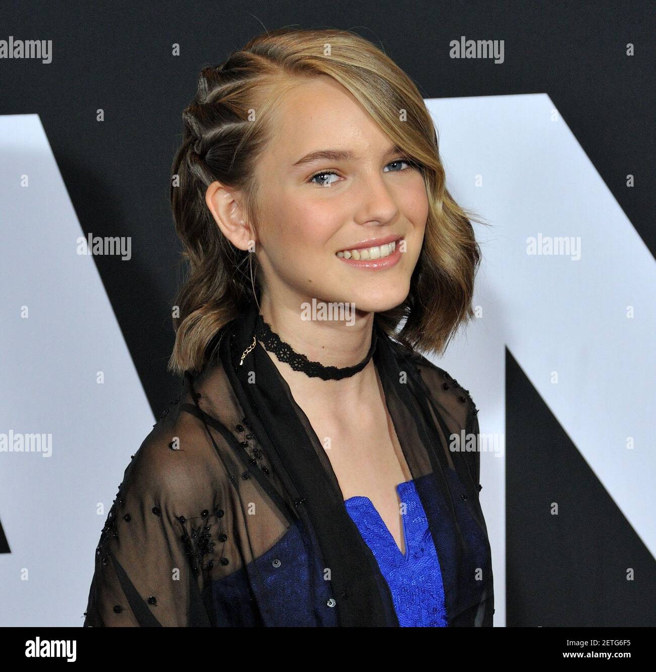 Actress Hannah Westerfield attends the screening of "Logan" at the Rose ...