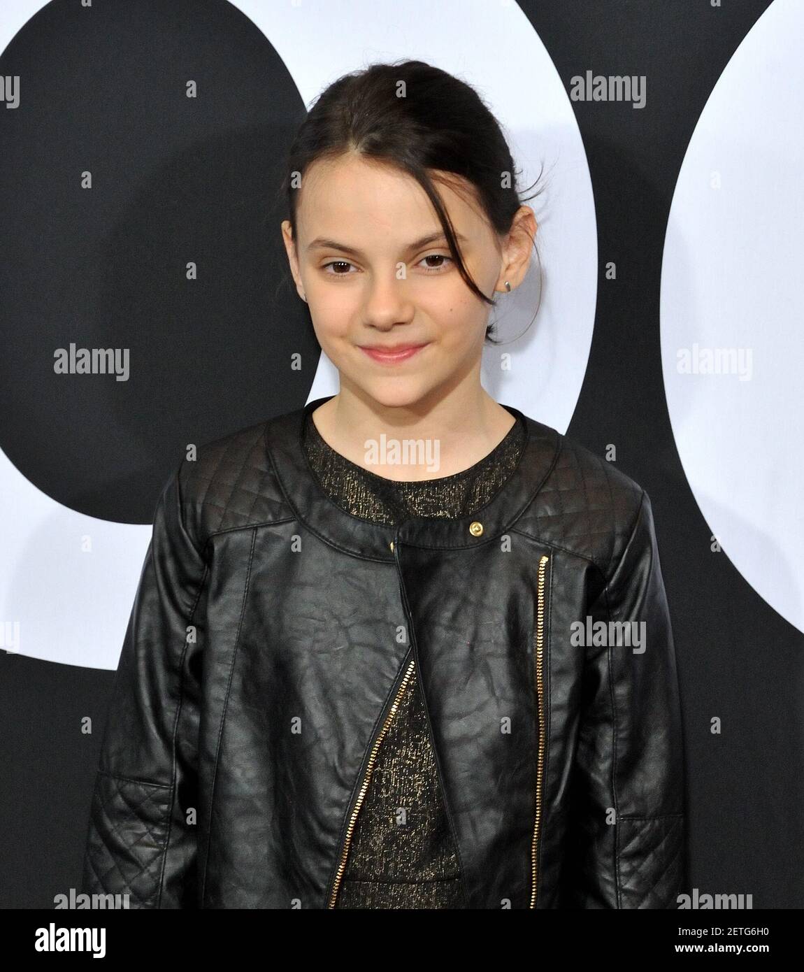 Actress Dafne Keen attends the screening of "Logan" at the Rose Theater ...
