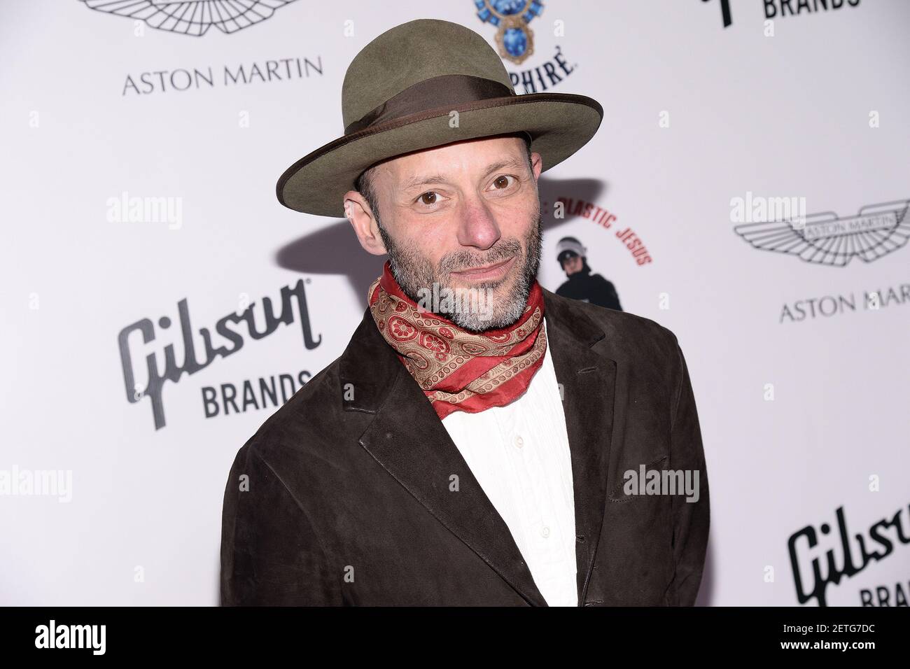 Actor Michael Ornstein attends artist Plastic Jesus gallery opening at ...
