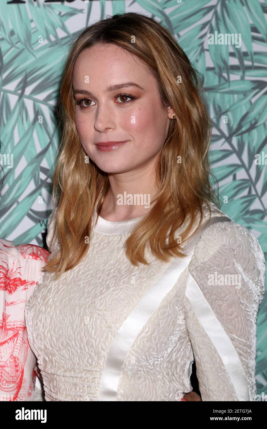Brie Larson at the 10th Annual Women in Film Pre-Oscar Cocktail Party ...