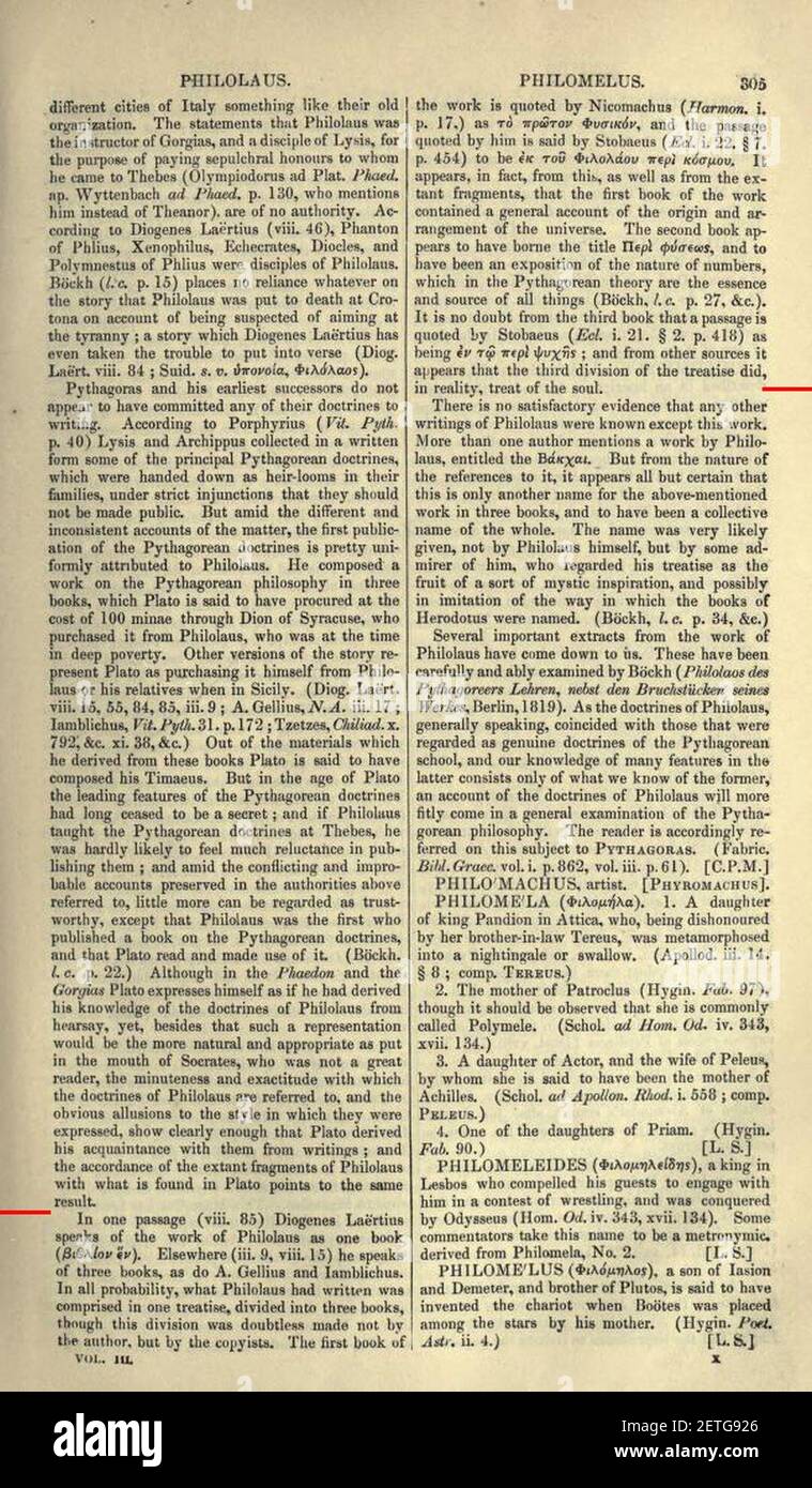 Philolaus hi-res stock photography and images - Alamy