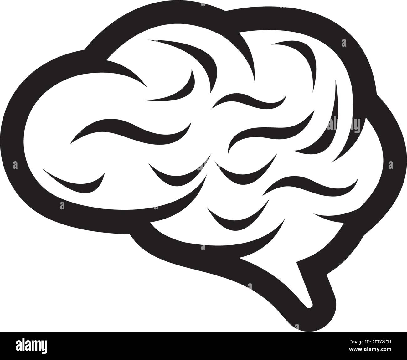 Brain images illustration design Stock Vector Image & Art - Alamy
