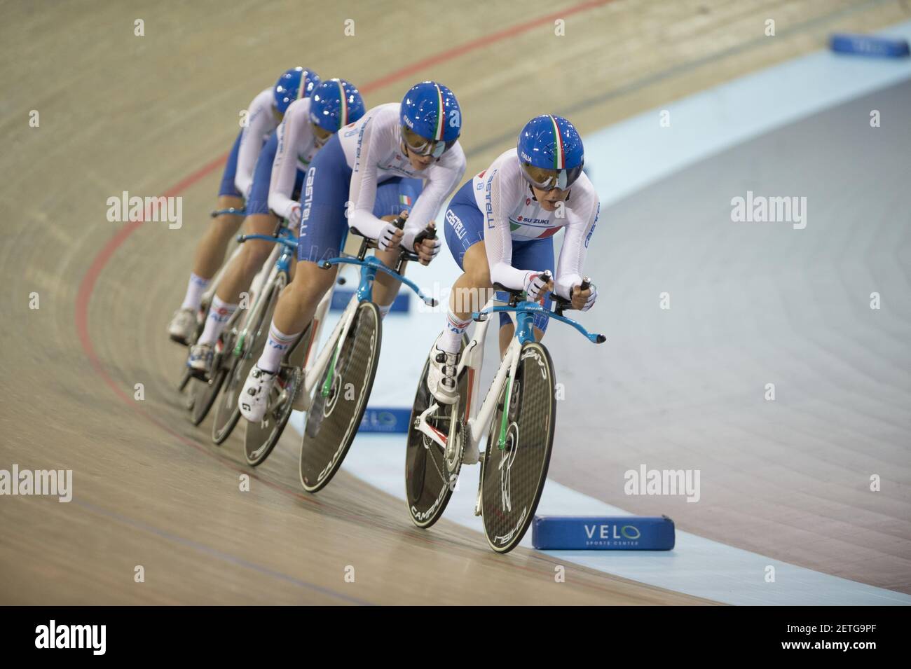 Italian women's team pursuit qualifies fourth, UCI Track World Cup, Los ...