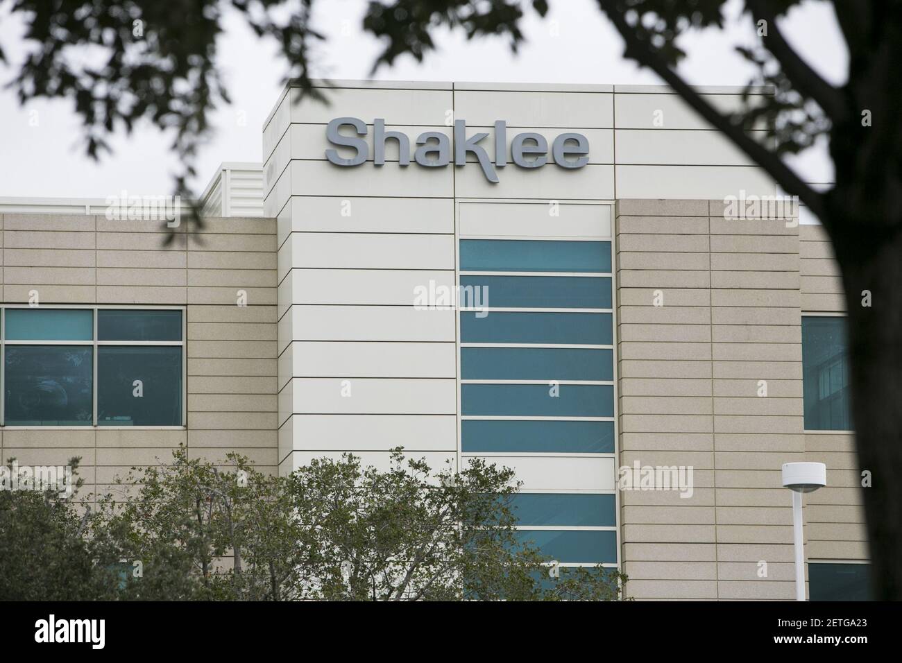 A logo sign outside of the headquarters of the Shaklee Corporation in ...