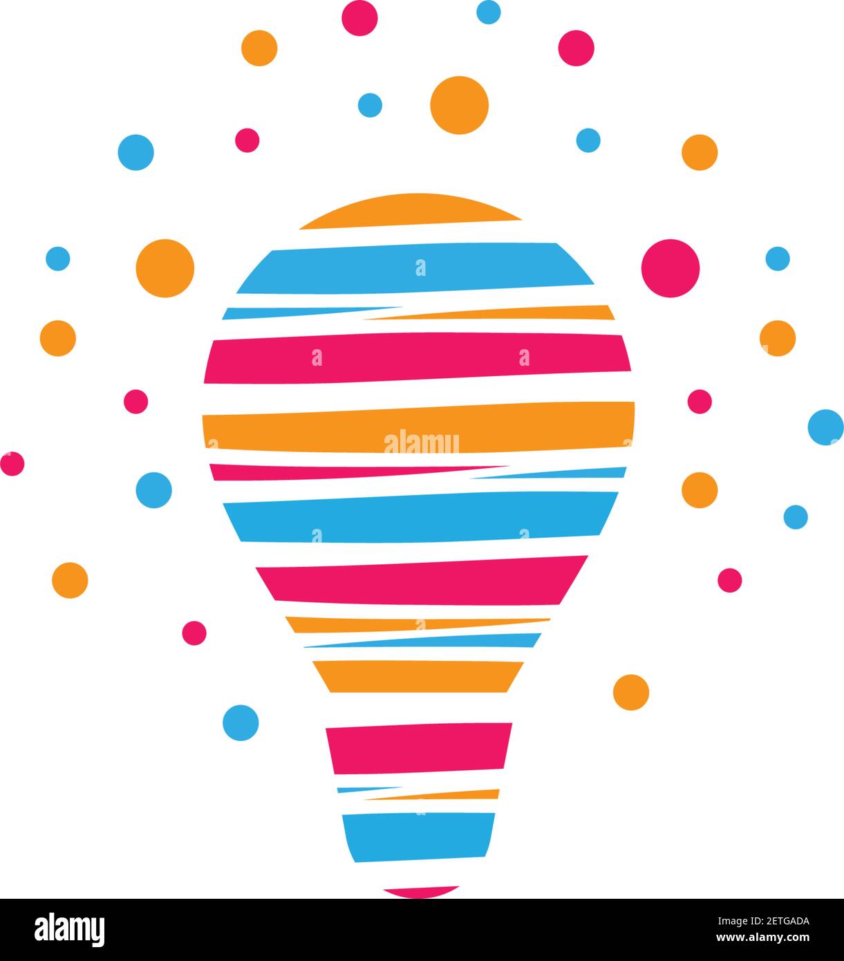 Lightbulb logo template vector icon illustration design Stock Vector ...