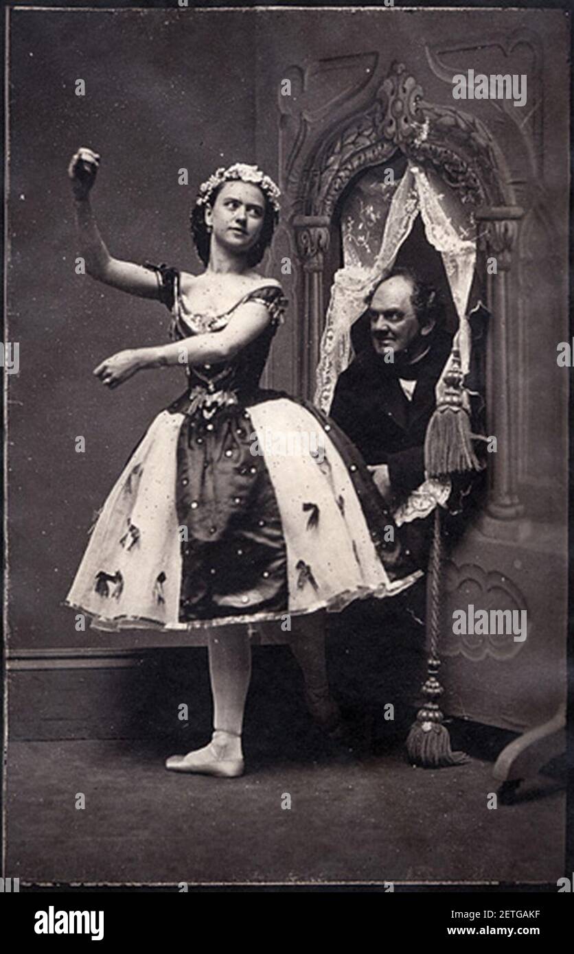 Phineas Taylor Barnum and Ernestine de Faiber Stock Photo - Alamy