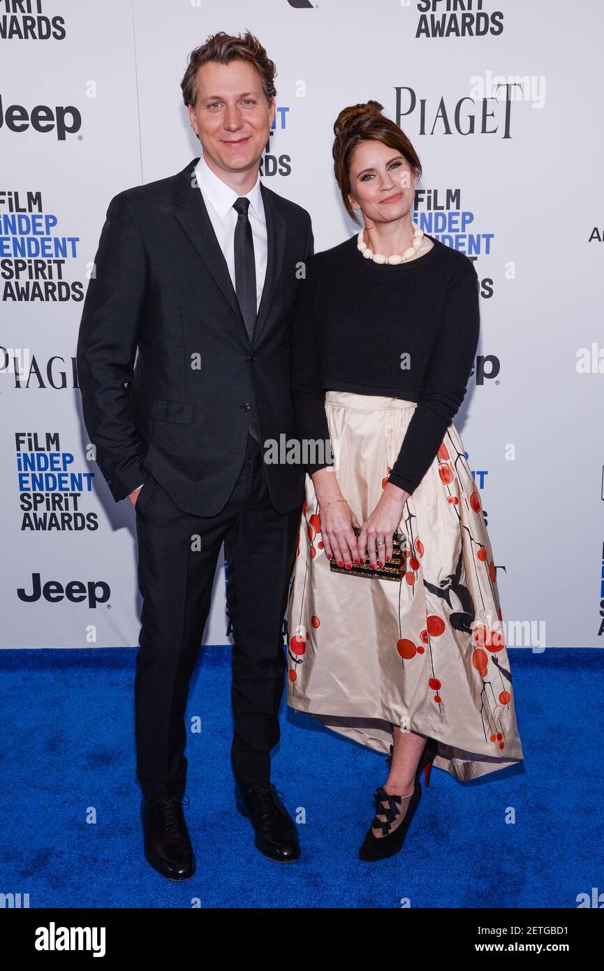 Jeff Nichols and Missy Nichols walking the red carpet during the 2017 ...