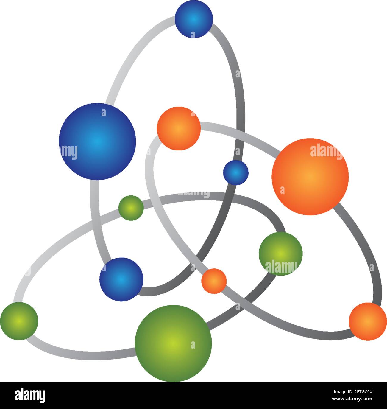 Molecule logo template vector icon illustration design Stock Vector ...