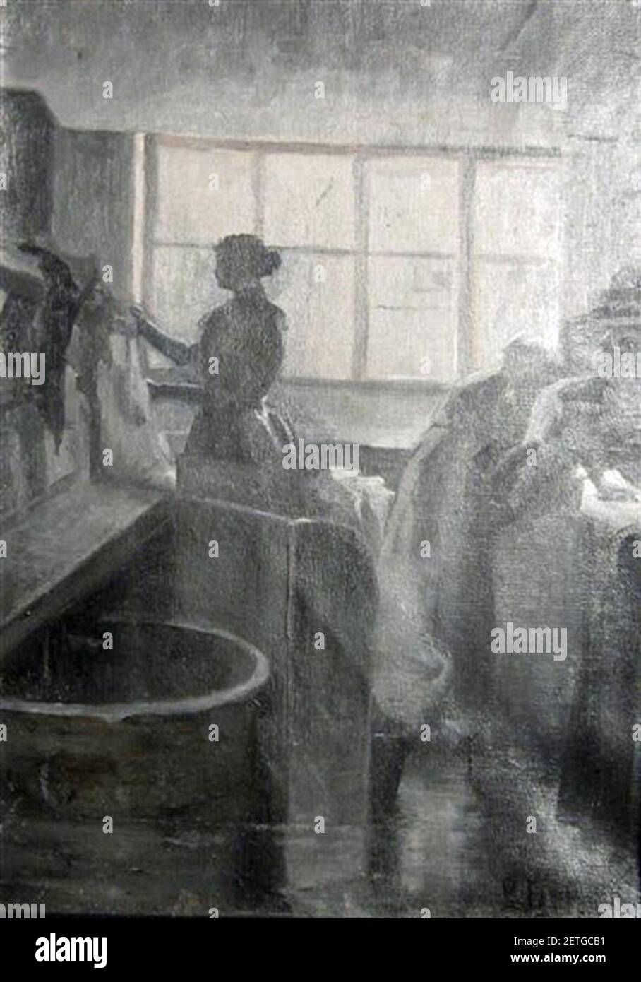 Phoebe Davis Natt-Washer Woman Stock Photo - Alamy