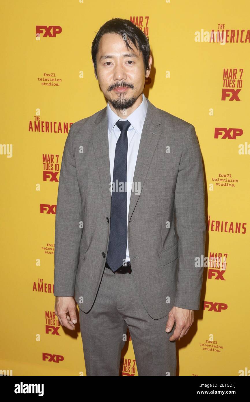 NEW YORK - FEBRUARY 25: Rob Yang attends the red carpet premiere of FX ...