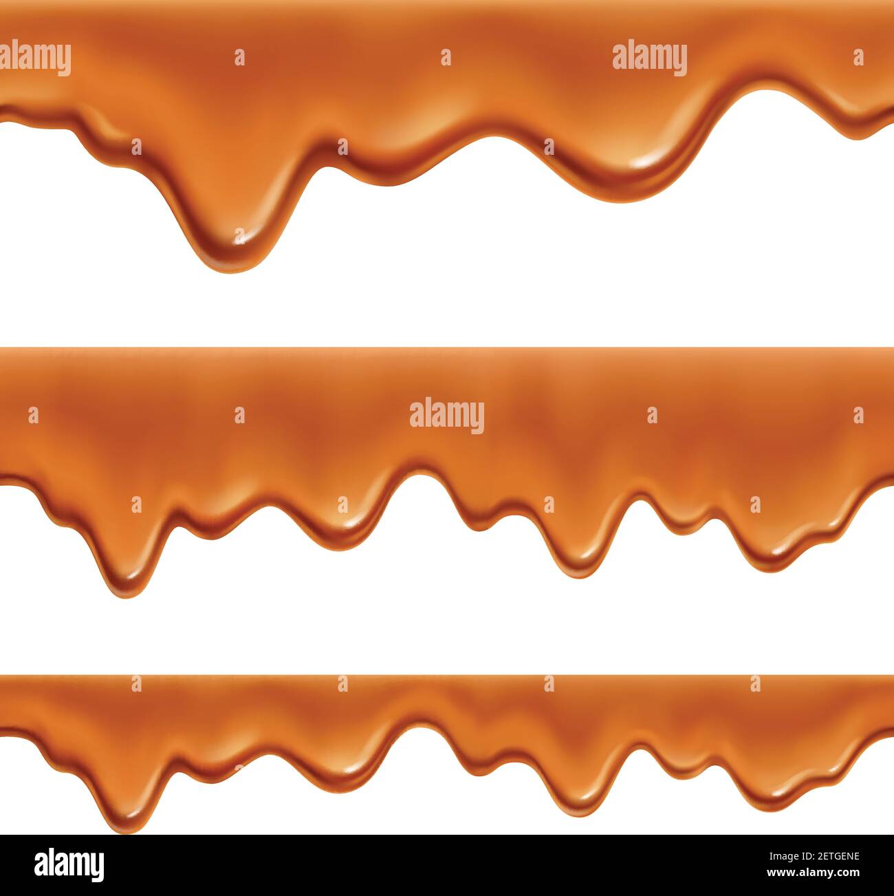 Melted Caramel Illustration