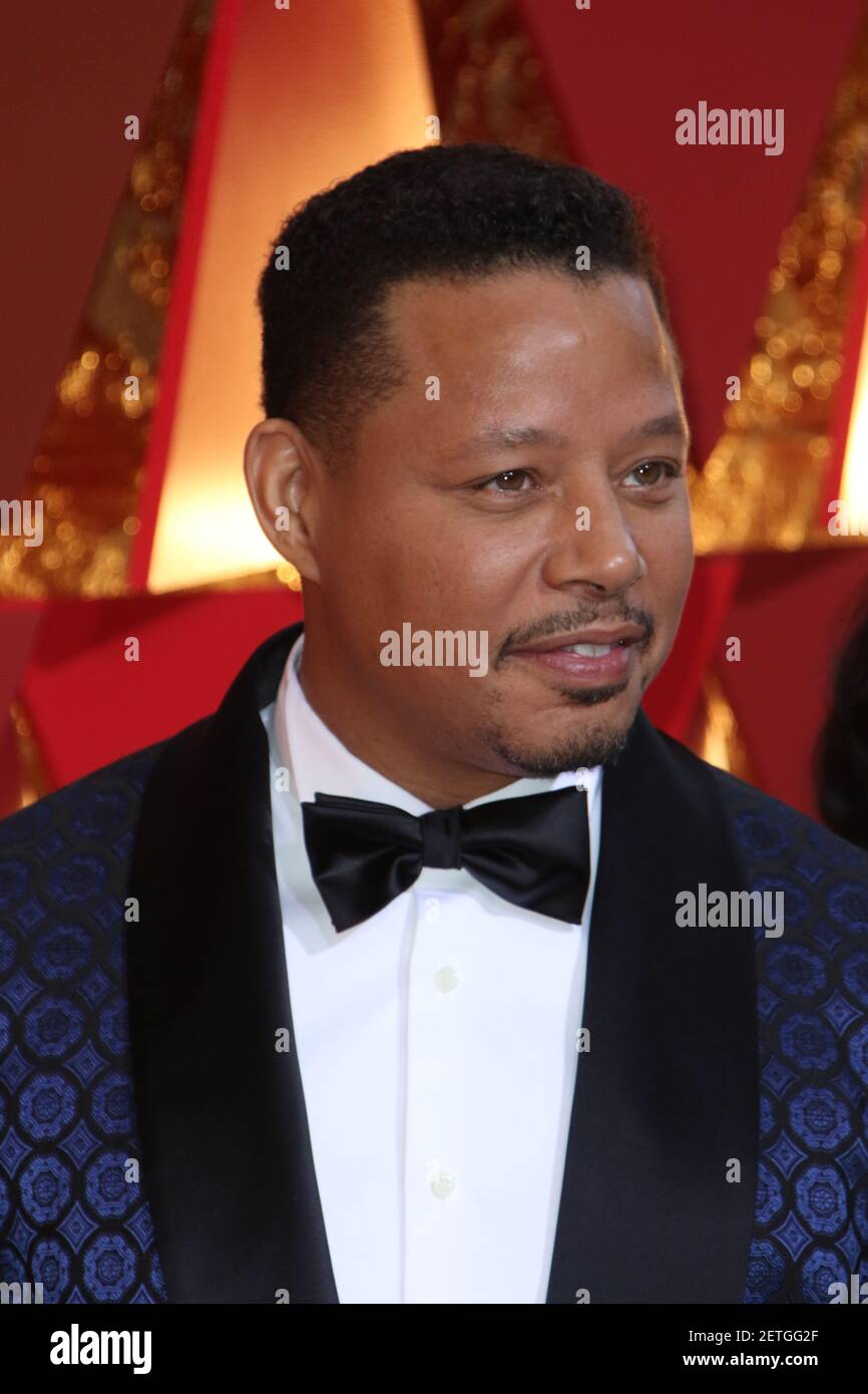 Terrence Howard walking on the red carpet during the 89th Academy ...