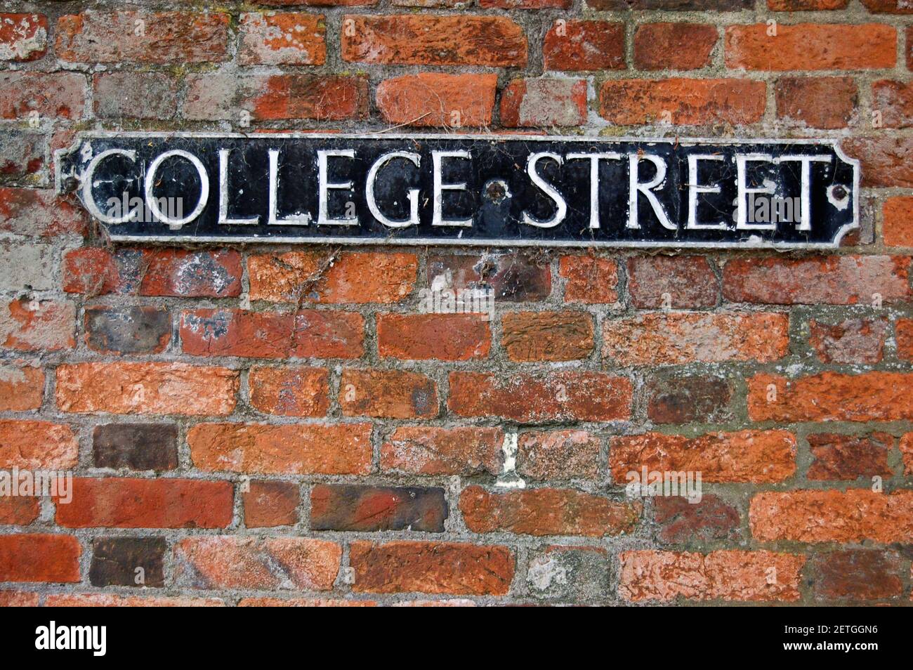 Old cast iron road sign hi-res stock photography and images - Alamy