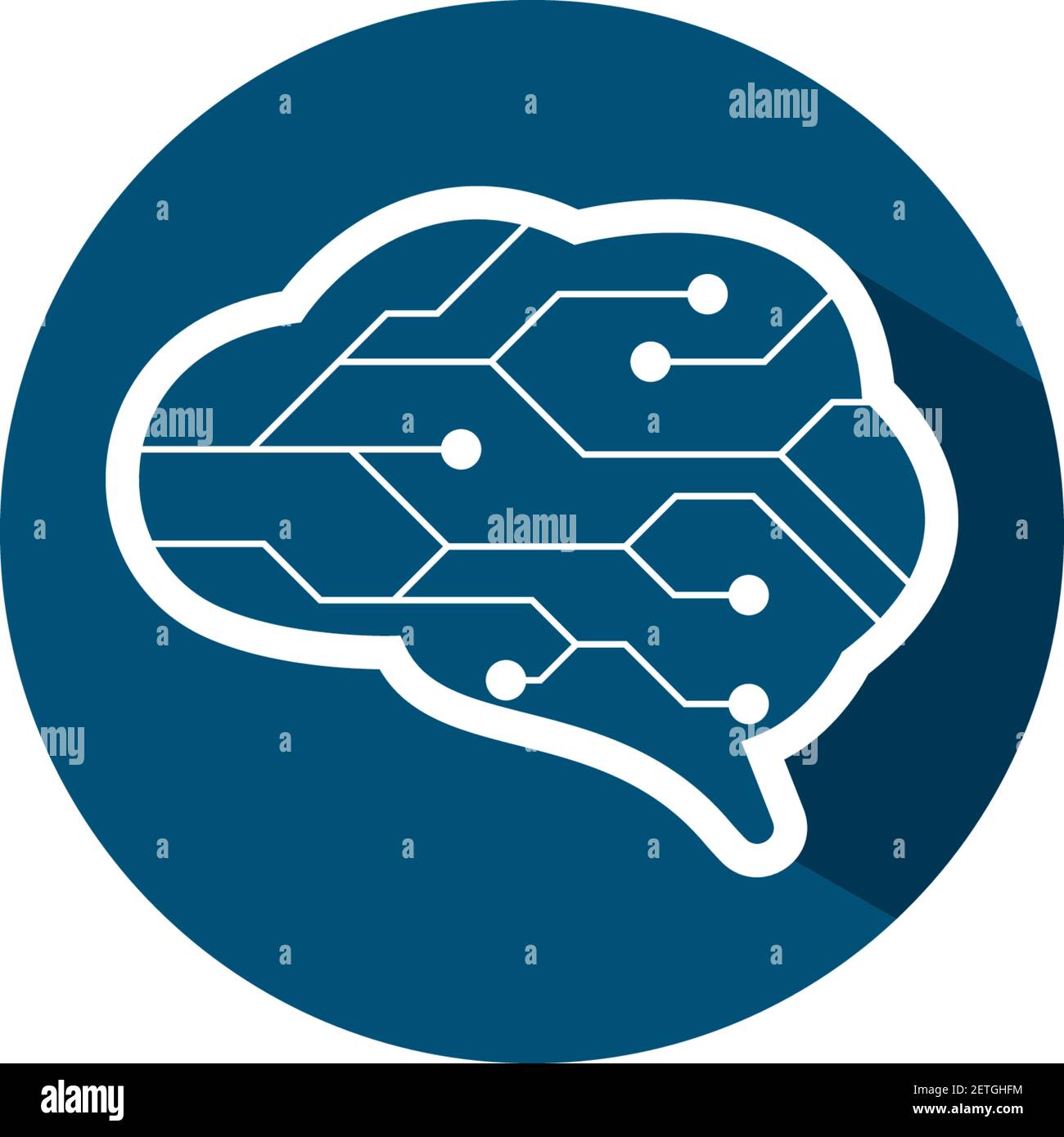 Brain logo template vector icon illustration design Stock Vector Image ...