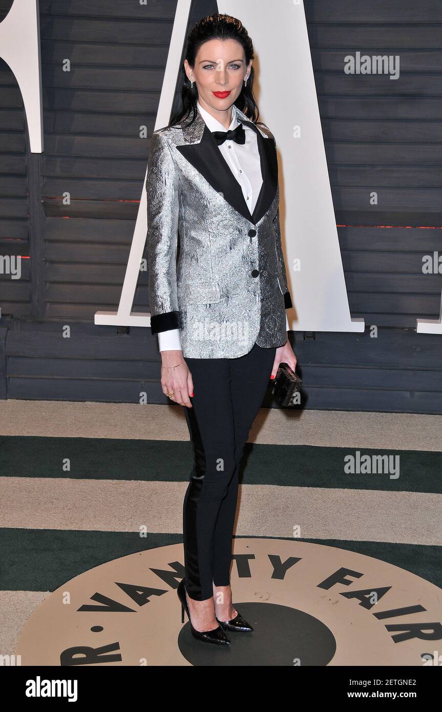 Liberty Ross arriving at the 2017 Vanity Fair Oscar Party hosted by ...