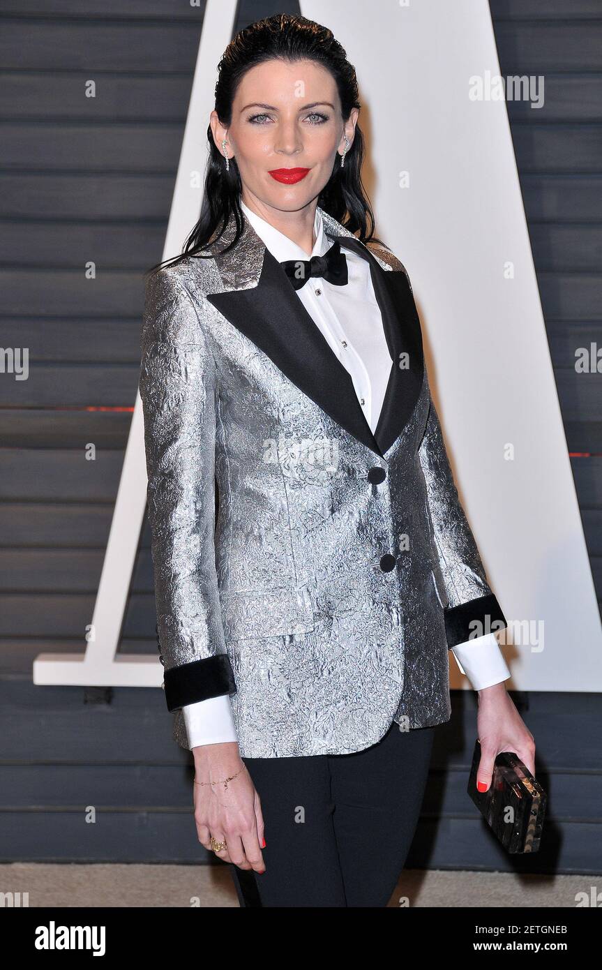 Liberty Ross arriving at the 2017 Vanity Fair Oscar Party hosted by ...