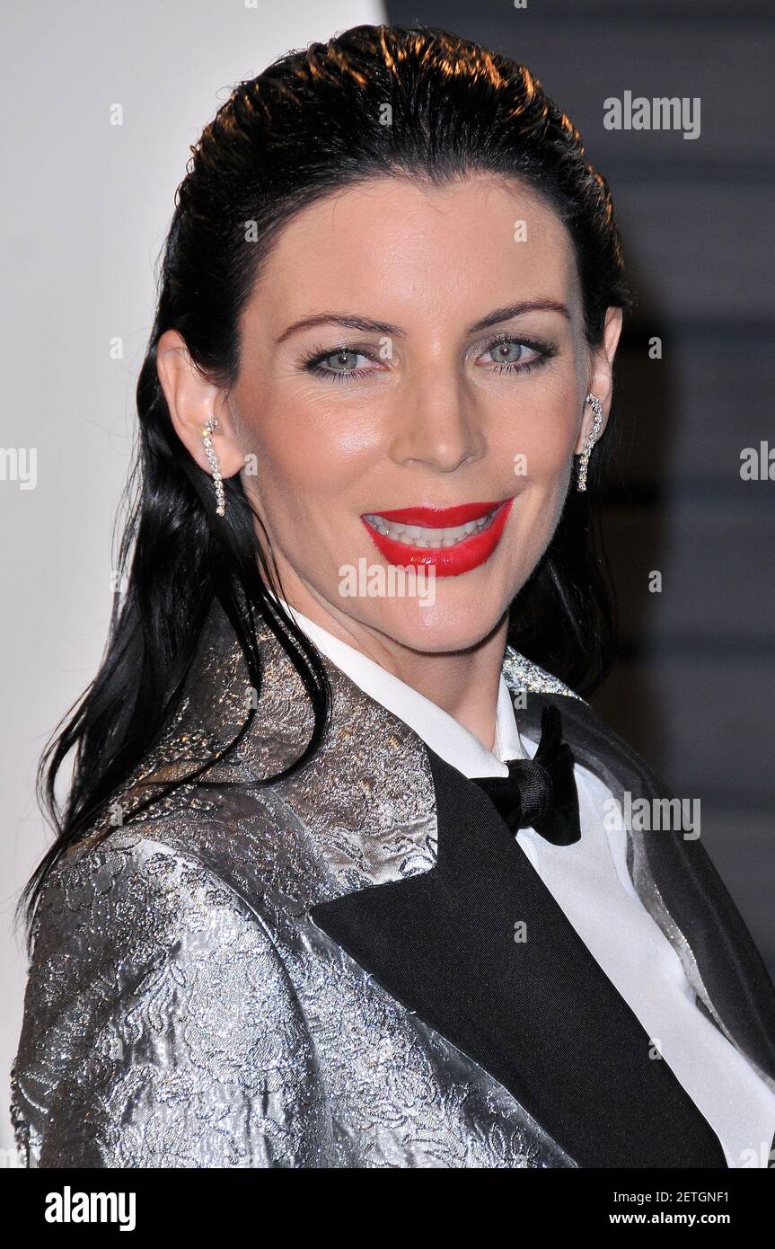 Liberty Ross arriving at the 2017 Vanity Fair Oscar Party hosted by ...