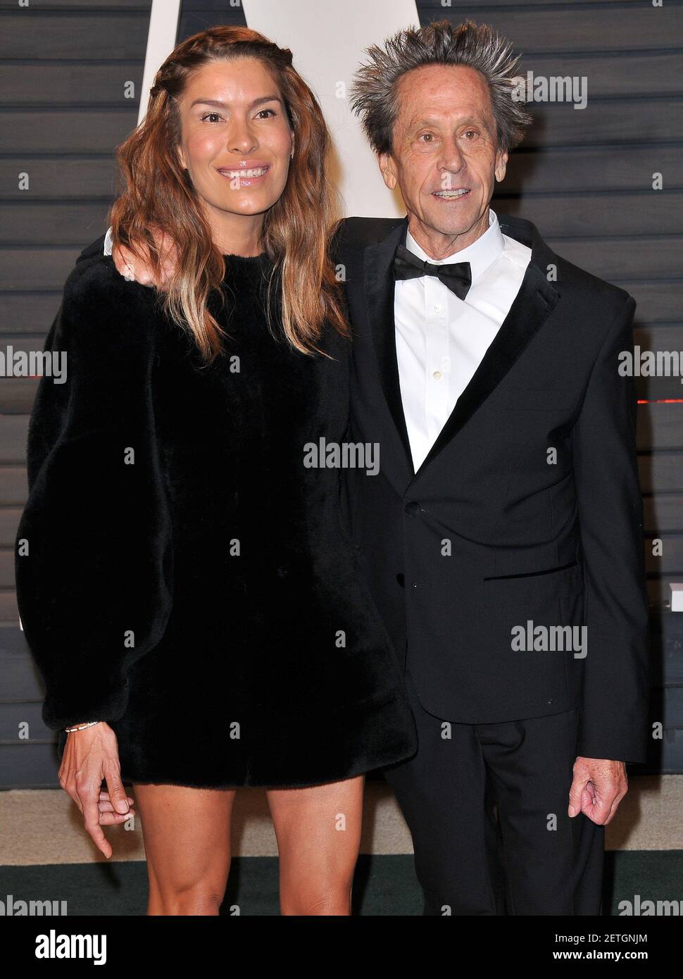 (L-R) Veronica Smiley and Brian Grazer arriving at the 2017 Vanity Fair ...