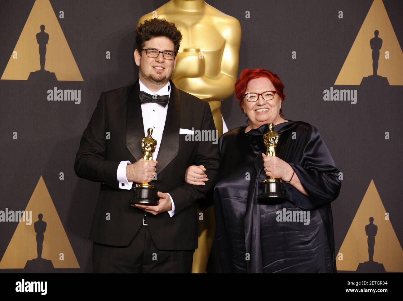 Director Kristof Deak and producer Anna Udvardy, winners of the award ...