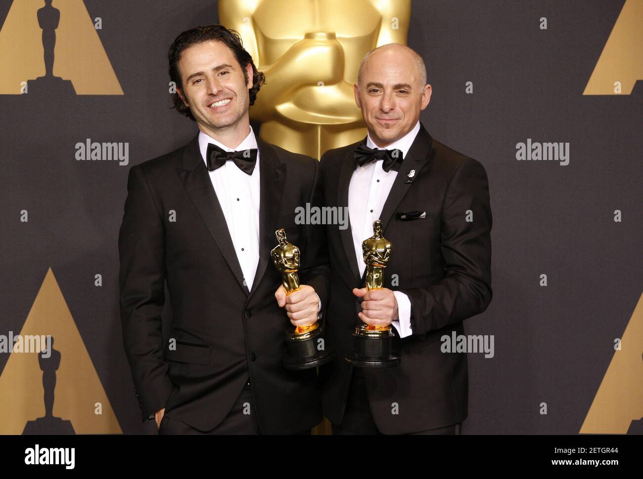 Director Alan Barillaro and producer Marc Sondheimer, winners of the ...